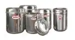 Buy SEGA Stainless Steel Storage Containers CAPSULE UBHA DABBA (10*14 ...