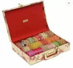 Buy ARAMEX Rod Bangle Storage Box for women with Lock System BANGLE BOX ...