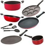 Buy NIRLON Non Stick Aluminium Non Induction Cookware Set (Pack of 9 ...