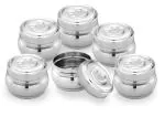 Buy Dynore Stainless Steel Small/Mini Box Dabba/Small Dabbi/Smiley ...