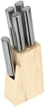 Buy ALKAR Kitchenware Silver Stainless Steel Knife Set - Pack Of 5 ...