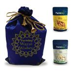 Buy Farmley Celebrations Mix Dry Fruit Potli Gift Pack 500g Online at ...