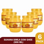 Buy Suhana Simla Premium 500ml Danedar Cow Ghee | Pure Cow Ghee (PACK ...