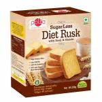 Buy POLKA Sugar Less Diet Rusk,Pack Of 2, SUJI RUSK, Elaichi ,400 Gm ...