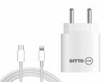 Buy Ditto Hub 25W Lightning PD Mobile Charger with Detachable Cable ...