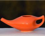 Buy HEALTHANDWEALTH Porcelain Ceramic Neti Pot for Nasal Cleansing ...
