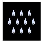 Buy Comet Busters Beautiful Handcrafted Small Tilak White Bindis With ...