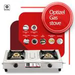 Buy OPTIZEL MENTON 2Burner Stainless Steel LPG Gas Stove I Manual ...