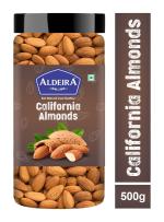 Buy Aldeira Raw California Almonds 500g | Premium Quality Badam | Protein & Fiber-Rich Dry ...