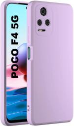 Buy Newselect Poco F4 5G Purple Rubber Back Cover Online at Best Prices ...