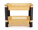 Buy SHRAVI Rectangle Rack, Vegetable Basket, Plastic Rack Office (2 ...