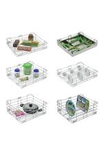 Buy Smartslide Silver Stainless Steel Modular Kitchen Cutlery Tray ...