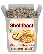 Buy Shellfeast Walnuts Without Shell, Walnut Kernels Brown Halves 1 Kg Online at Best Prices in ...