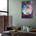 Buy SURMUL Glow in Galaxy of with Moon Radium Night Multicolor PVC ...