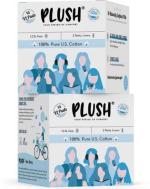 Buy PLUSH 2 PACK - 100% Rash free Cotton Sanitary Napkins| All 12 XL ...
