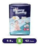 Buy Honey Bunny Small (S) Size - 42 diapers| Pack of 1 | (4-8 kgs) with ...