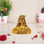 Buy KridayKraft Adiyogi (Shiva) Metal Statue/Murti for Car Dashboard ...