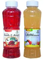 Buy Natraj The Right Choice Rooh-e-azam Sharbat and Litchi Sharbat ...