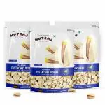 Buy Nutraj Iranian Roasted Salted Pistachios Inshell 750g (250g X 3) | Salted Pista 750g | Pista ...