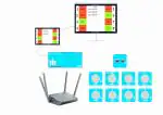 Buy HPC Version-1 8 User Wireless Quiz Game Buzzer System With Windows Application Model- HPC208 ...