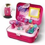 Buy NAXUE Plastic Dresser Backpack Beauty Make Up Pretend Play Toy Set ...