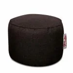 Buy Style Homez ORGANIX Collection, Round Poof Bean Bag Ottoman Stool ...