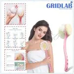 Buy GRIDLAB 2in1 Shower Brush Body Bath Brush Long Handle Back Scrubber Massage Brush Online at ...