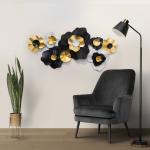 Buy Eternal Interiors Hanging Metal Modern Art Wall Decor Artifact Gold ...