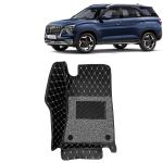 Buy Kingsway 7D Car Floor Foot Tray Mats for Hyundai Alcazar 7 Seater ...