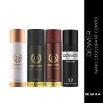 Buy DENVER Black Code,Caliber,Honour & Imperial Nano Deo Long Lasting ...