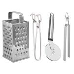 Buy DreamBasket 8 in Grater/Slicer & Pakkad & Pizza Cutter & Roti ...