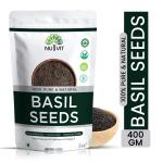 Buy Nutvit Raw Basil / Sabja /Tukhmariya seed for Weight loss with ...