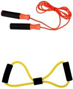 Buy Unitrim Multicolor Skipping Rope And Chest Expander Resistance Tube ...