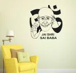 Buy Lanstick Vinyl Multicolor Lord Sai Baba Images Self Adhesive Wall ...