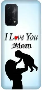 Buy Zepboom Oppo A74 5G, Cph2263 Multicolor Plastic Mom Dad Printed ...