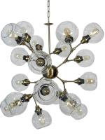 Buy Fos Lighting Gold Light Chandelier Online at Best Prices in India ...