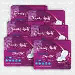Buy Thanks mom Freedom Plus Dry Net Sanitary Napkin Pads | Extra Wide ...