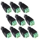 Buy Super Debug 10Pcs Female power plug with terminal connector screws ...