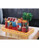 Buy Adilakshmi Toys Etikuppaka Hand Made Pongal set Haridasu gangireddu ...