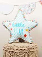 Buy Sivya by Home Micro Filled Shape Cute Cushion for Kids (Star ...
