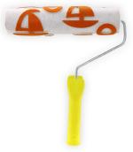 Buy Jai Brush Industries Cotton, Plastic Orange Boat Design Roller ...