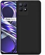 Buy Leyon Black Rubber Back Cover For Realme 8I Online at Best Prices ...