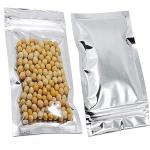 Buy Deera Silver Plastic Stand Up Ziplock Storage Pouch - 25 Pcs Online ...