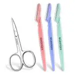 Buy Majestique Professional Reusable 3 Pieces Eyebrow Razor Shaper For ...