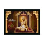 Buy Dharvika Innovations Design 33 Synthetic Shri Swami Samarth Photo ...