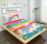 Buy Filymore Unicorn Single Bedsheet Cute Cartoon Bedspread for Kids Girls Room Made with Pure ...