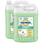 Buy SmartWash Moisturizing Hand Wash Liquid Soap (Cool Mint), 10L (5L ...