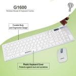 ZEBION G1600 Wireless Keyboard Mouse Combo with Nano Receiver, Slim ...