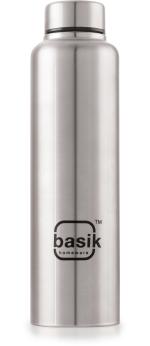 Buy Basik Silver Steel Bottle, 950 Ml Online at Best Prices in India - JioMart.