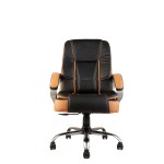 Buy INNOWIN Venture Medium Back Black and Orange Office Chair 19.5 x 26 ...